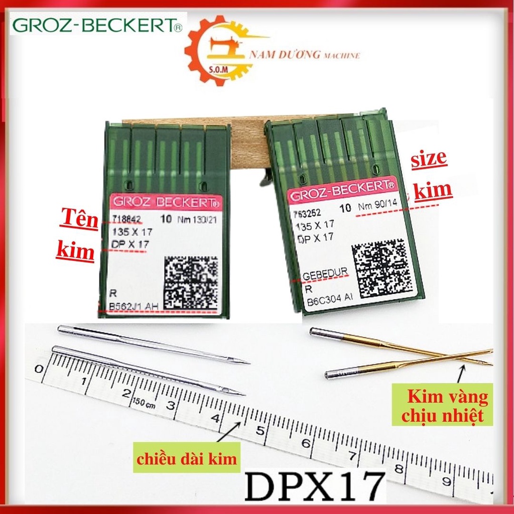 Kim GB DPx17 > Kim ĐỨC máy may công nghiệp > Máy 2 kim